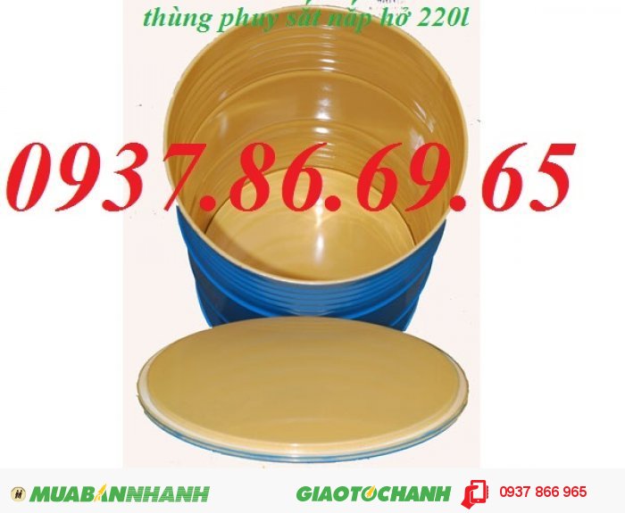 Top 10 báo giá thùng phi sắt 50l rẻ và tốt nhất