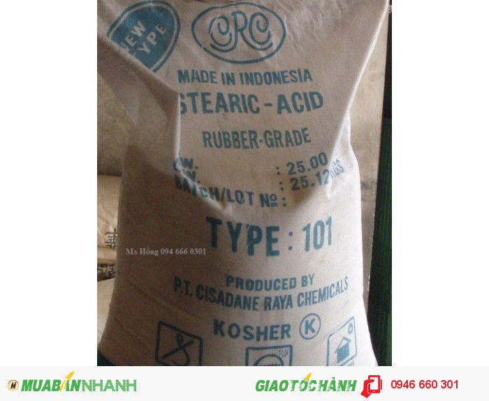 Axit Stearic, Acid Stearic, Axit béo, Acid béo, C18H36O2 Mới 100%, giá ...