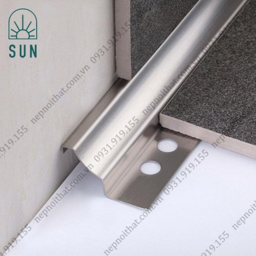 Nẹp inox ốp góc gạch men - Nẹp inox ốp góc gạch bo tròn - Nẹp ốp gạch ...